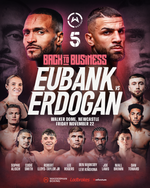 NEW DATE AND LOCATION FOR HARLEM EUBANK RETURN - Wasserman Boxing